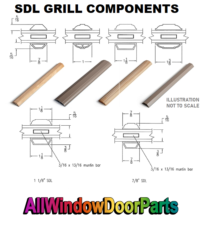 Window Door Muntin SDL Bars | Page 2 | BiltBest Window Parts